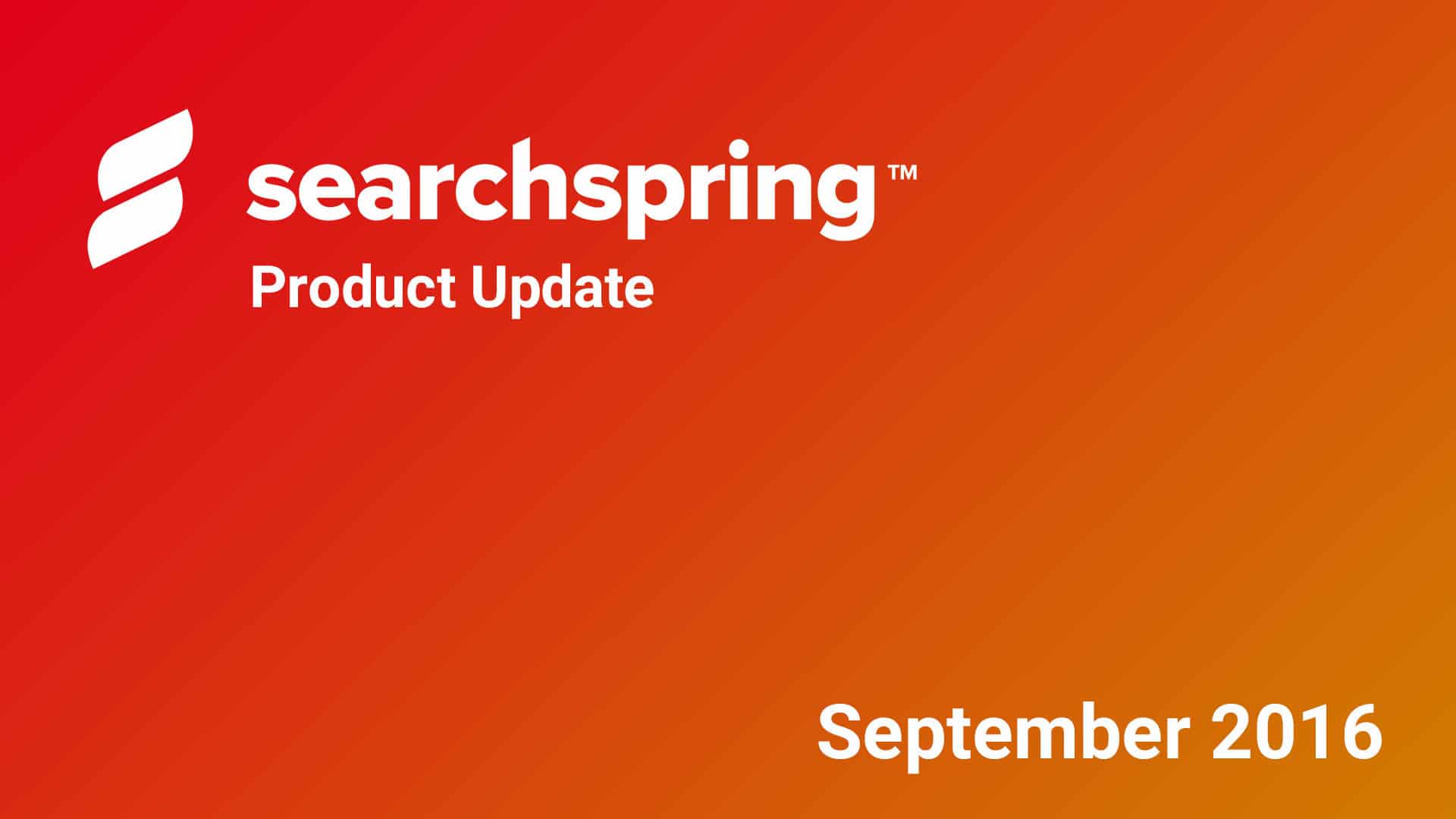 September 2016 - Athos Commerce Product Update